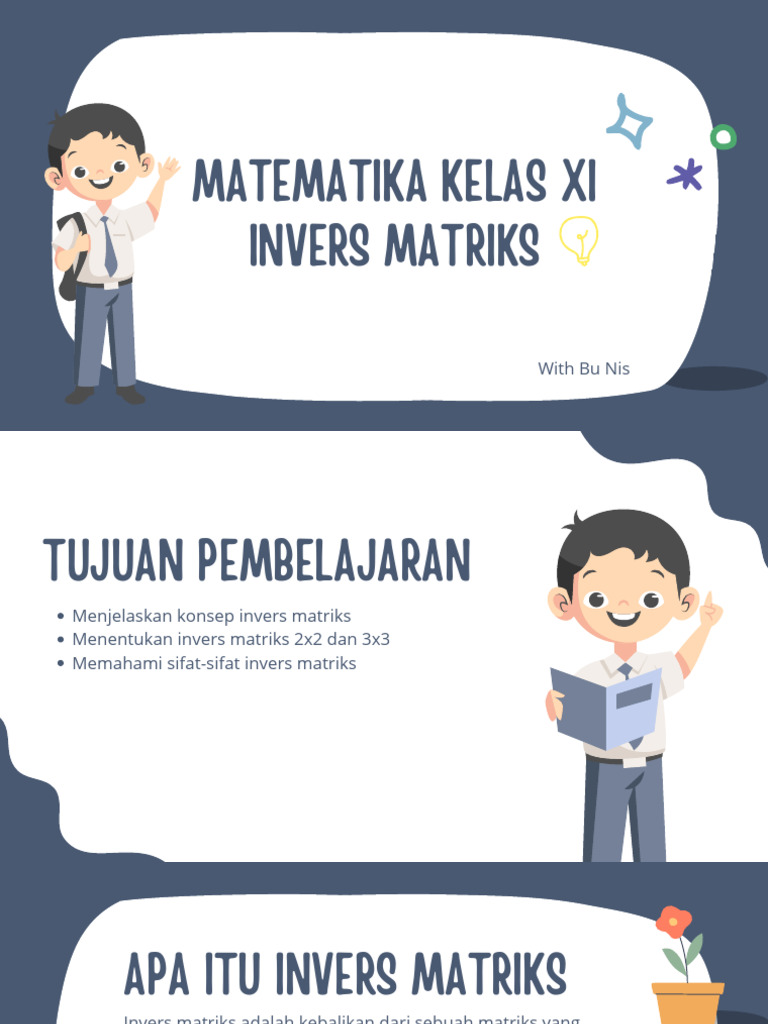 Konsep dan Sifat Invers Matriks | PDF