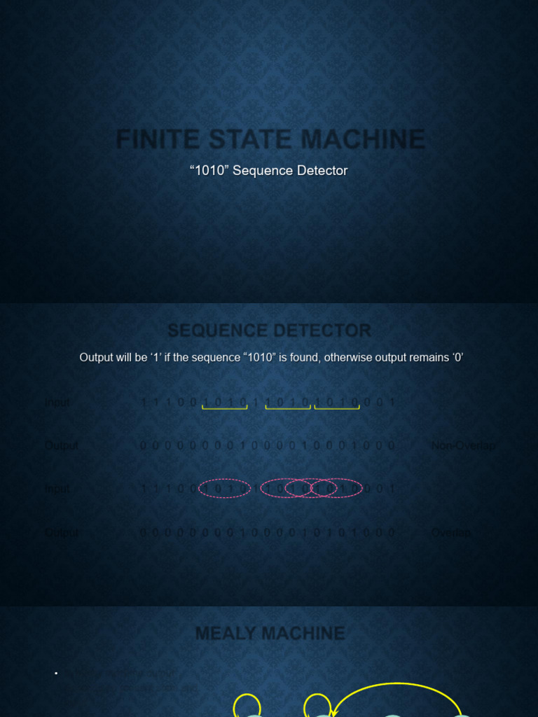 1010 Sequence Detector in FSM Design | PDF