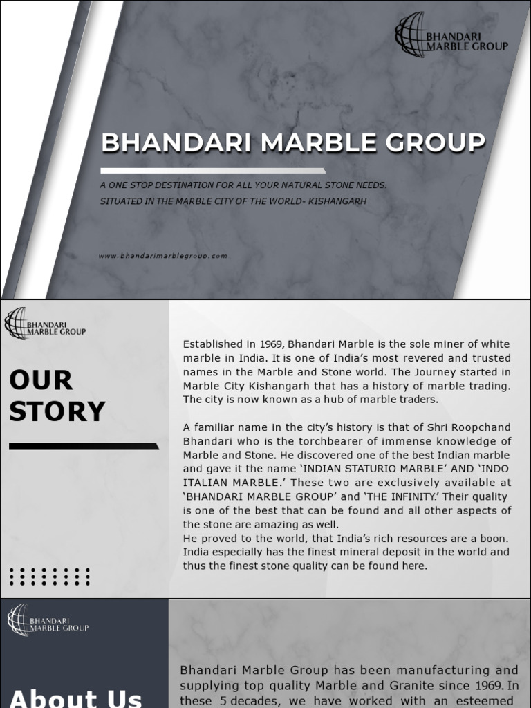 Bhandari Marble Price List Overview | PDF