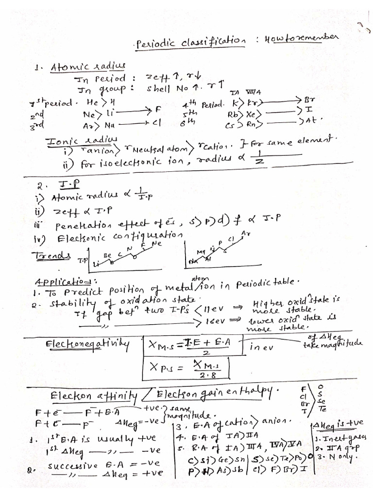 Periodic Classification ( How to Remember Chart ) | PDF