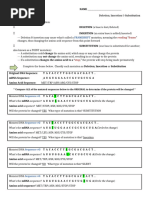 Amoeba Sisters Mutations Recap Guide | PDF | Genetic Code | Point Mutation