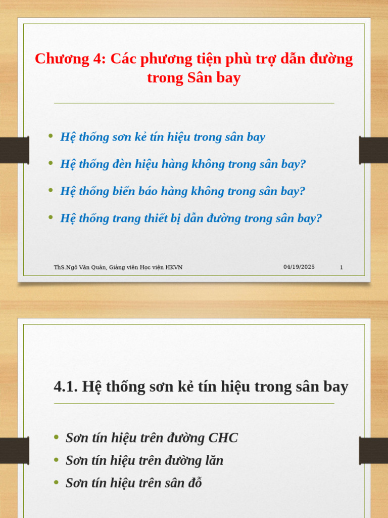 Chuong 04 - Các phương tiện phù trợ dẫn đường | PDF