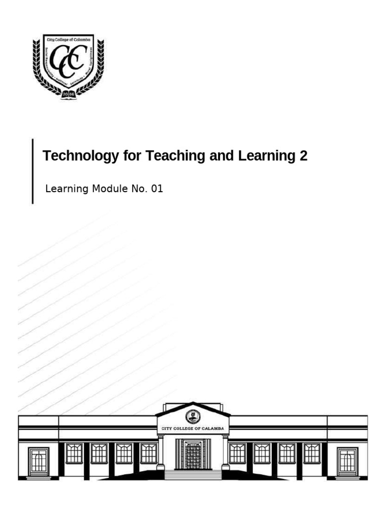 518734955 Technology for Teaching and Learning 2 1 | PDF | Educational Technology | Learning