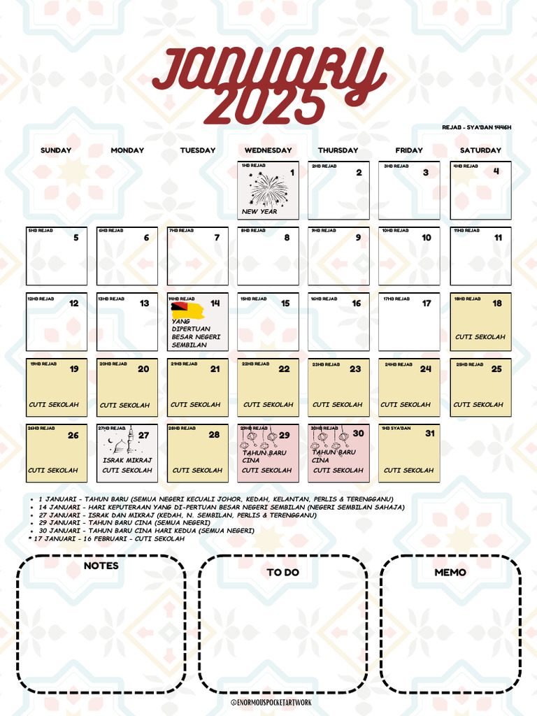 Geometric - Public Holidays 2025 Calendar-2 | PDF