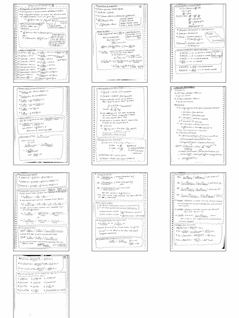 66dff241a1df36983422cf45 - ## - Indefinite Integration Handwritten ...