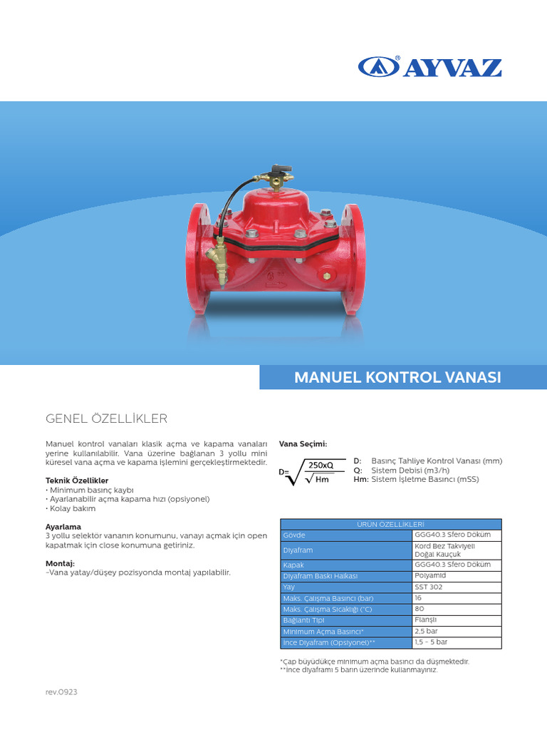 Ayvaz Manuel Kontrol Vanasi | PDF
