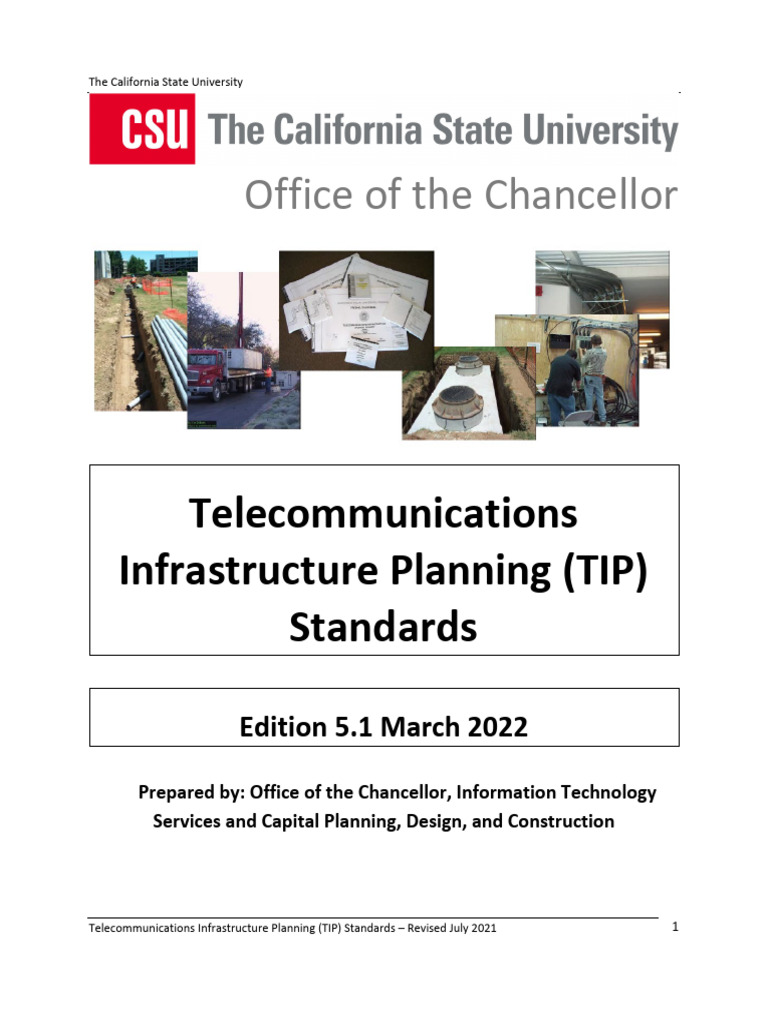 csu-tip-standards-5.1-edition | PDF | Building Automation | Infrastructure