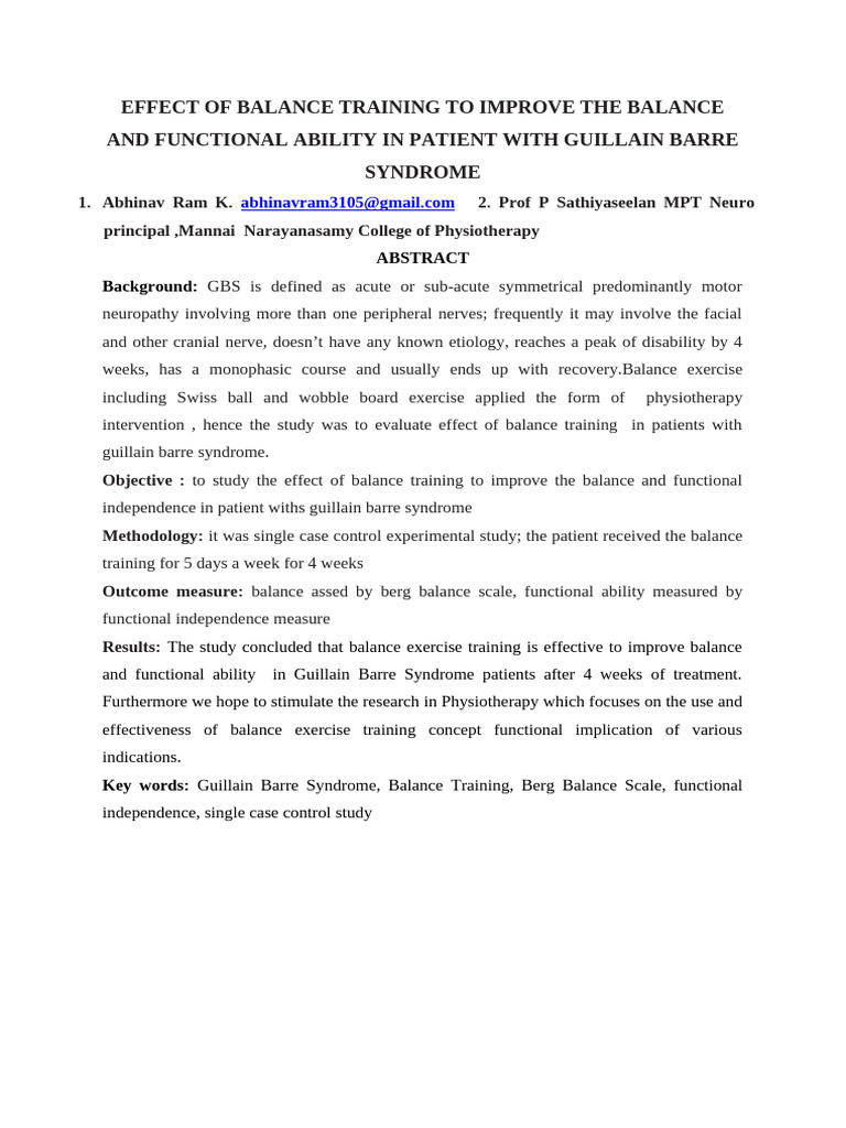 Abstract - Abhinav Ram | PDF