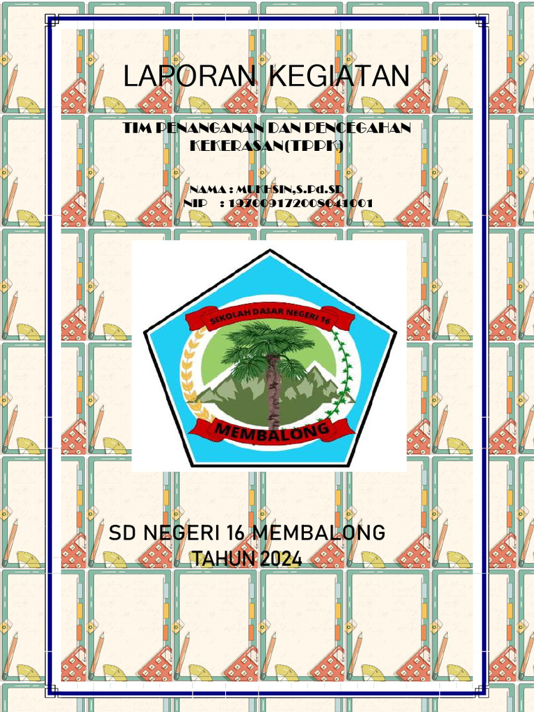 LAPORAN TPPK MUKHSIN, S.PD - SD KLS 6 | PDF