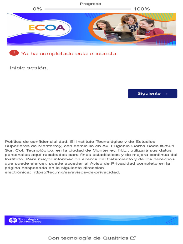 Encuesta de Opinión ECOA | PDF