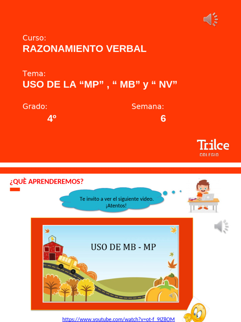 Uso de "MP", "MB" y "NV" en Ortografía | PDF