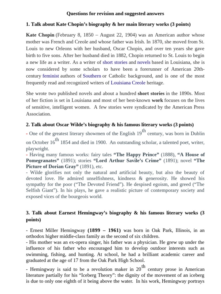 Questions & answers(Fixed) _ No Plot | PDF | The Happy Prince And Other ...