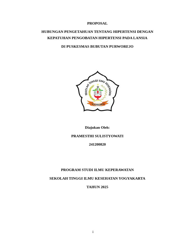 Proposal Sampul | PDF