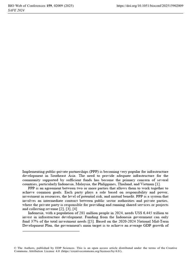 Risk Analysis of PPP Toll Road Financing | PDF | Net Present Value ...