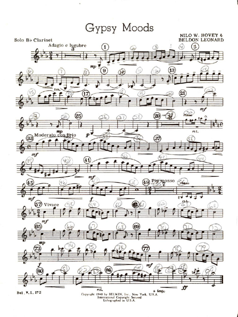 Clarinet Solos DL | PDF