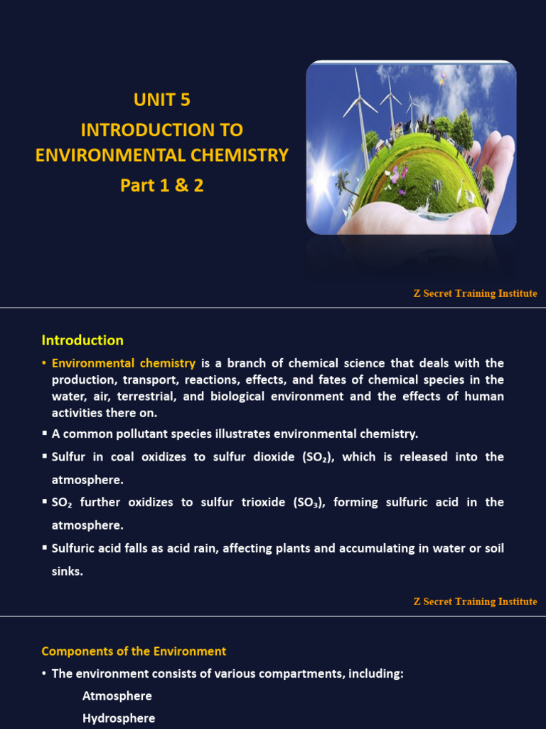 Grade 12 Chem Unit 5 Part 1 & 2 | PDF | Soil | Nitrate