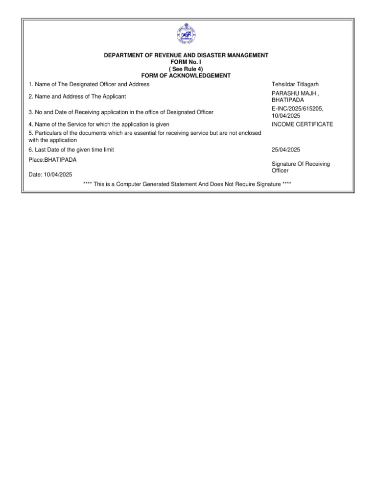 E-Inc 2025 615205 | PDF