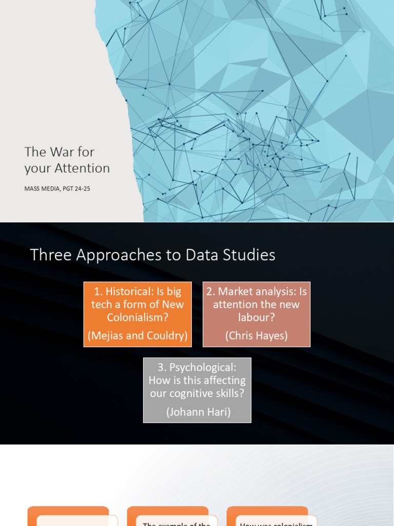 Data Colonialism and Attention Economy | PDF | Attention