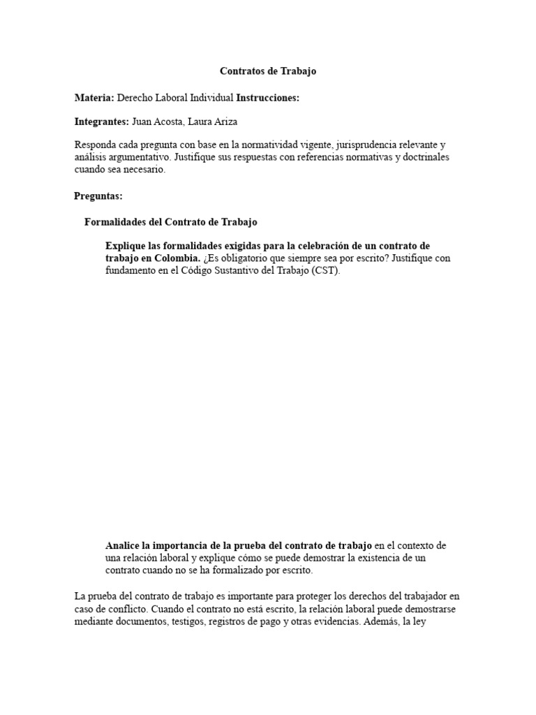 Documento de LAURA. | PDF | Derecho laboral | Salario