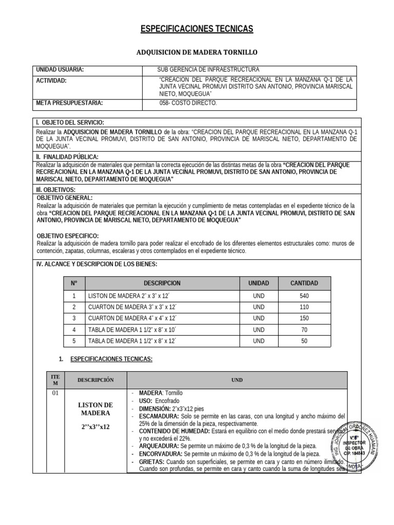 TDR MADERA-tornillo | PDF