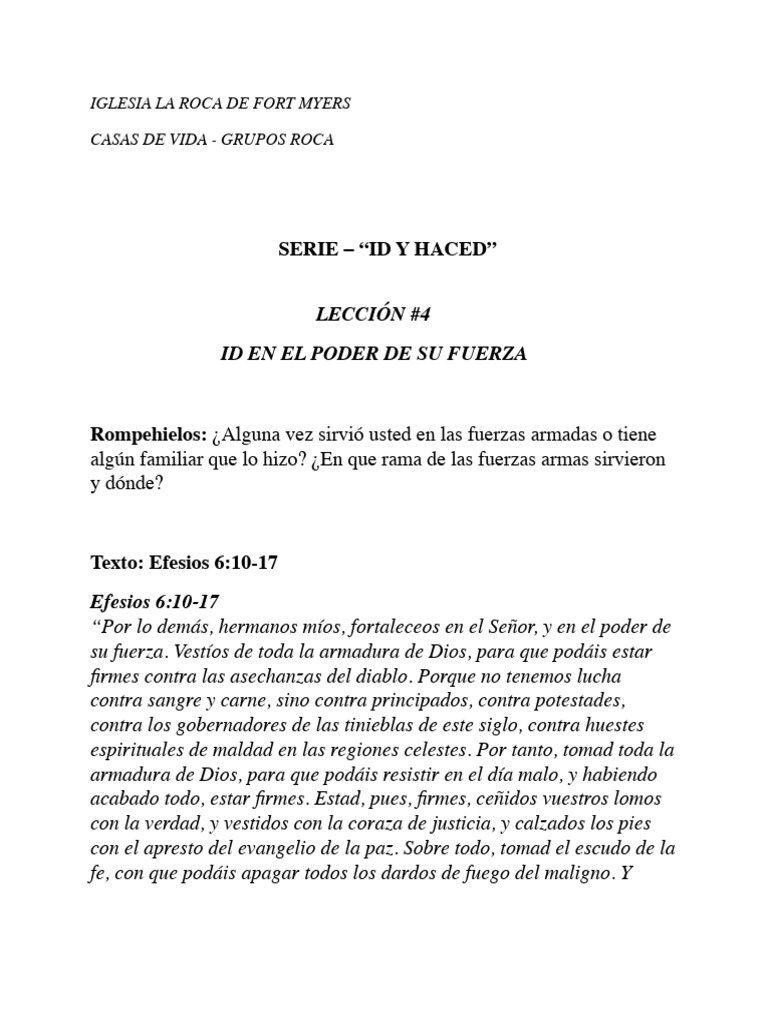 Id y Haced #4 PDF | PDF | Salvación | espíritu Santo