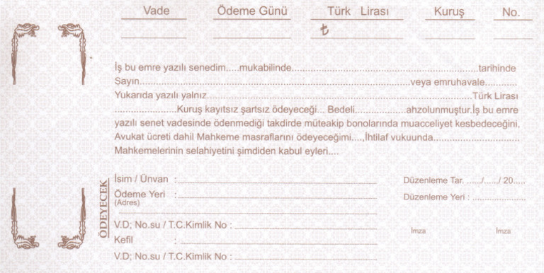 Bos Senet Ornegi 1 | PDF