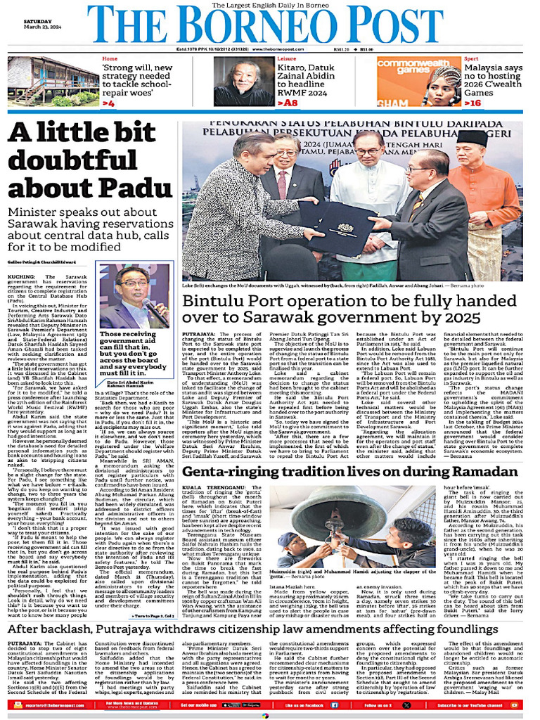 The Borneo Post 230324 | PDF