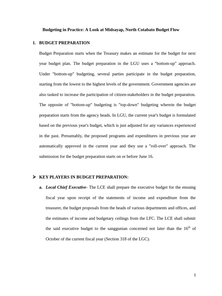 ACTUAL-BUDGET-FLOW Final | PDF | Budget | Expense