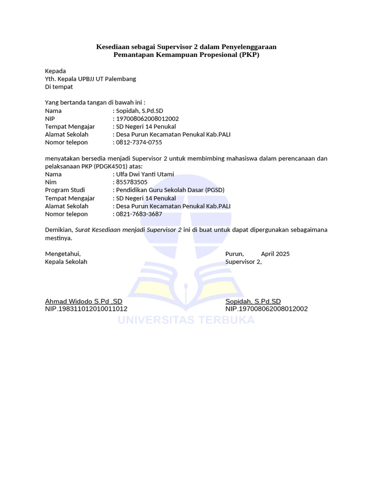 Lampiran 1 PKP | PDF