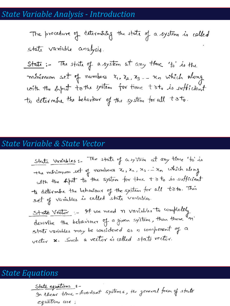 Unit 2 Control Notes | PDF