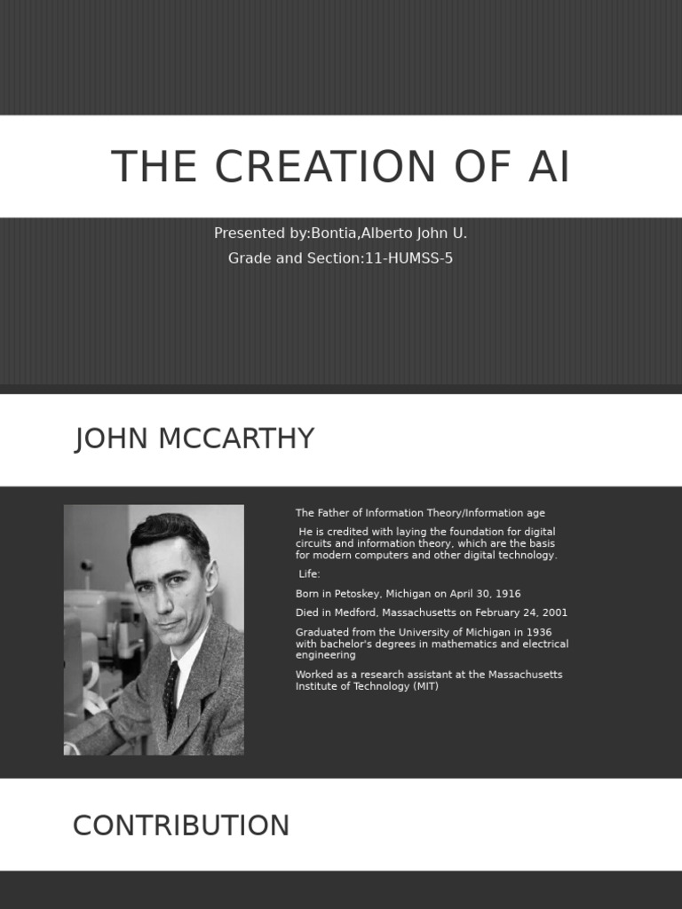 John McCarthy: Father of AI and ICT | PDF