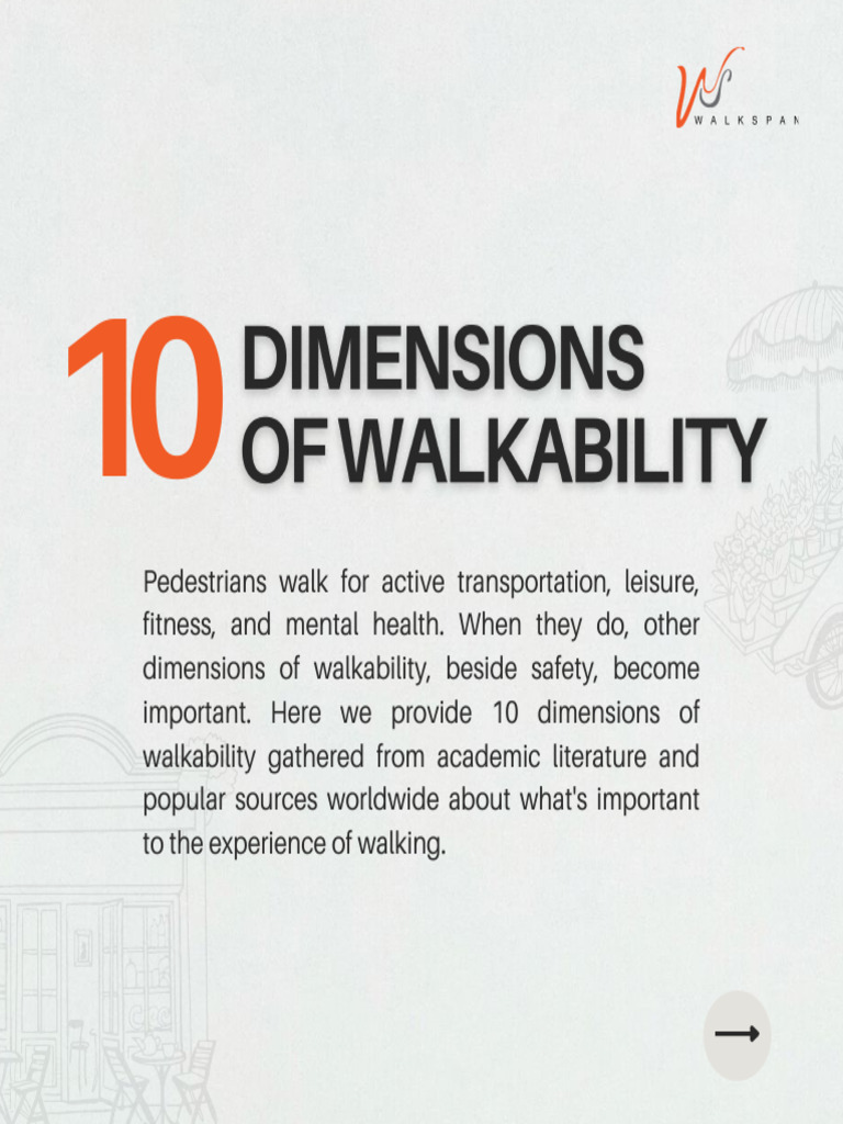 10 Dimensions of Walkability-1 | PDF | Natural Environment