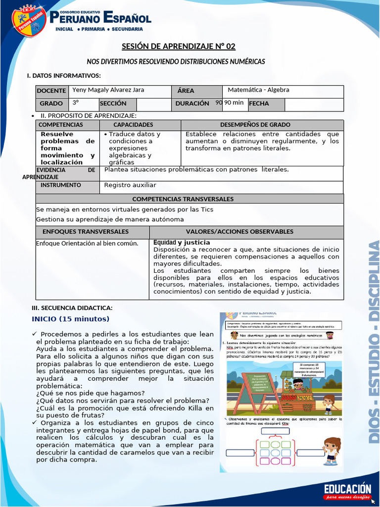 Resolución de Distribuciones Numéricas en 3° | PDF | Aprendizaje