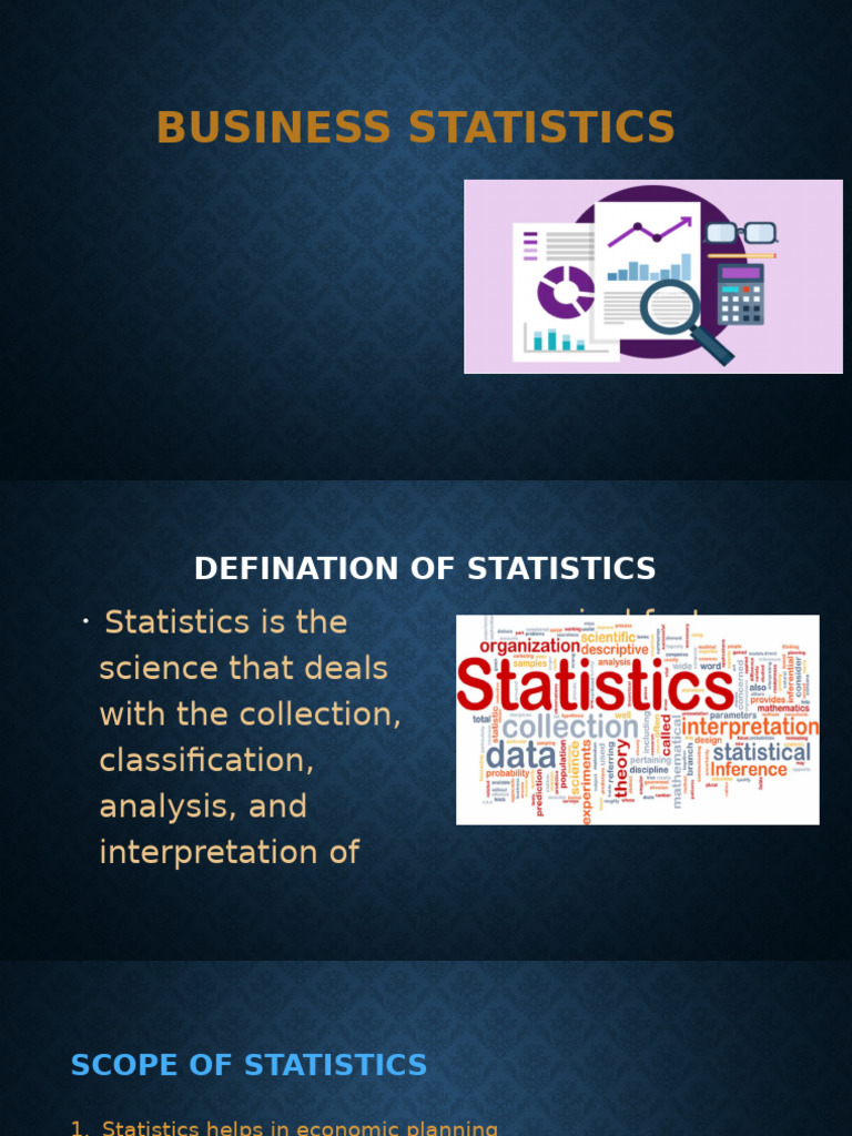 Overview of Business Statistics | PDF | Arithmetic Mean | Mean