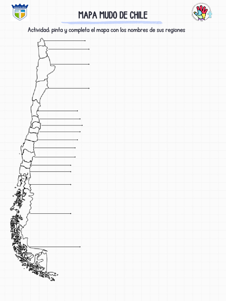 Mapa Mudo de Chile 2B | PDF