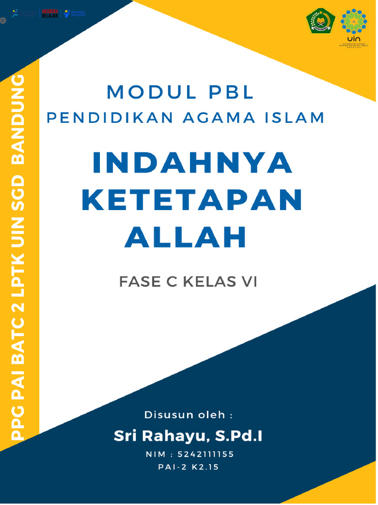Modul PBL Indahnya Ketetapan Allah | PDF