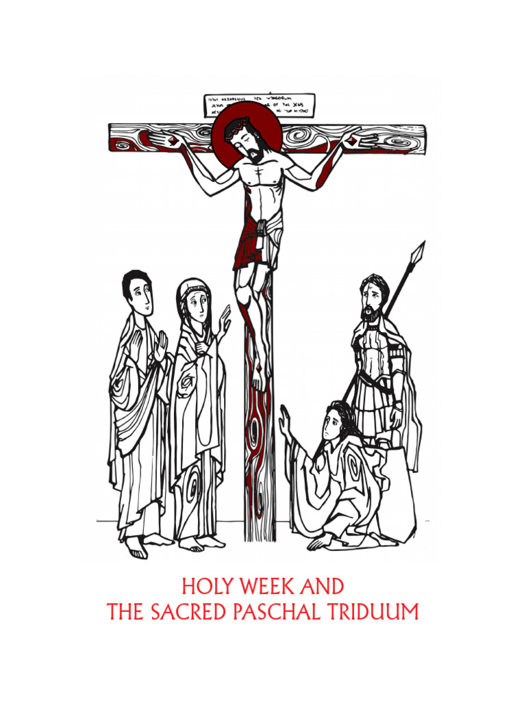 2025 Holy Week and The Sacred Paschal Triduum | PDF | Jesus | Eucharist