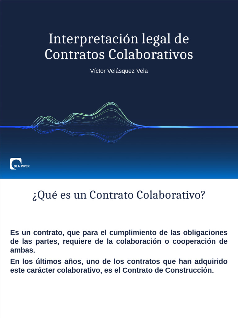 Sesión 2 Interpretación Legal de Contratos Colaborativos | PDF
