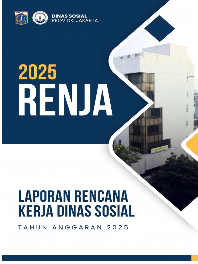 Laporan Rencana Kerja Dinas Sosial Tahun 2025 Rankhir Renja | PDF