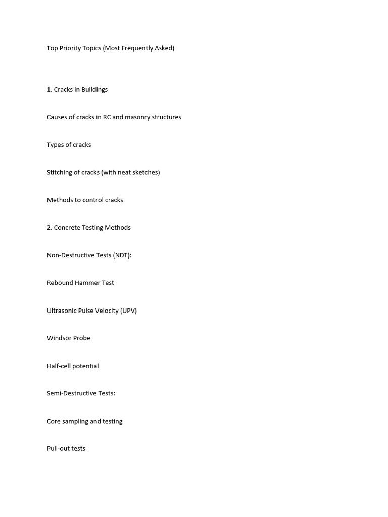 Priority Topics RRB | PDF