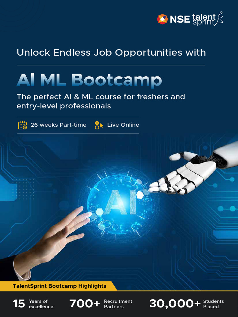 Brochure Ai ML Bootcamp Talentsprint | PDF | Deep Learning | Artificial Intelligence