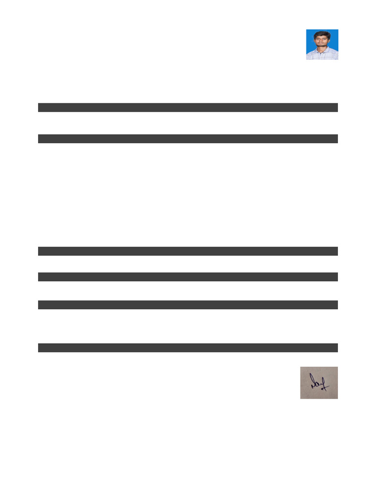 Narasimha - College Graduate Resume - 02 | PDF