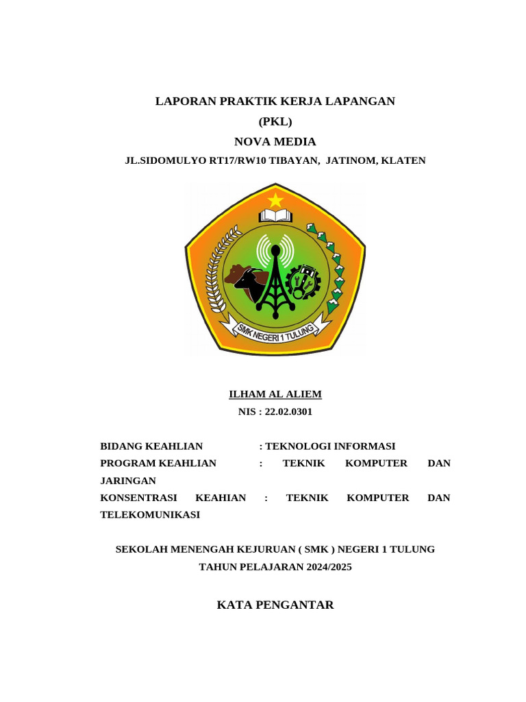 Laporan PKL Ilham FIXED | PDF