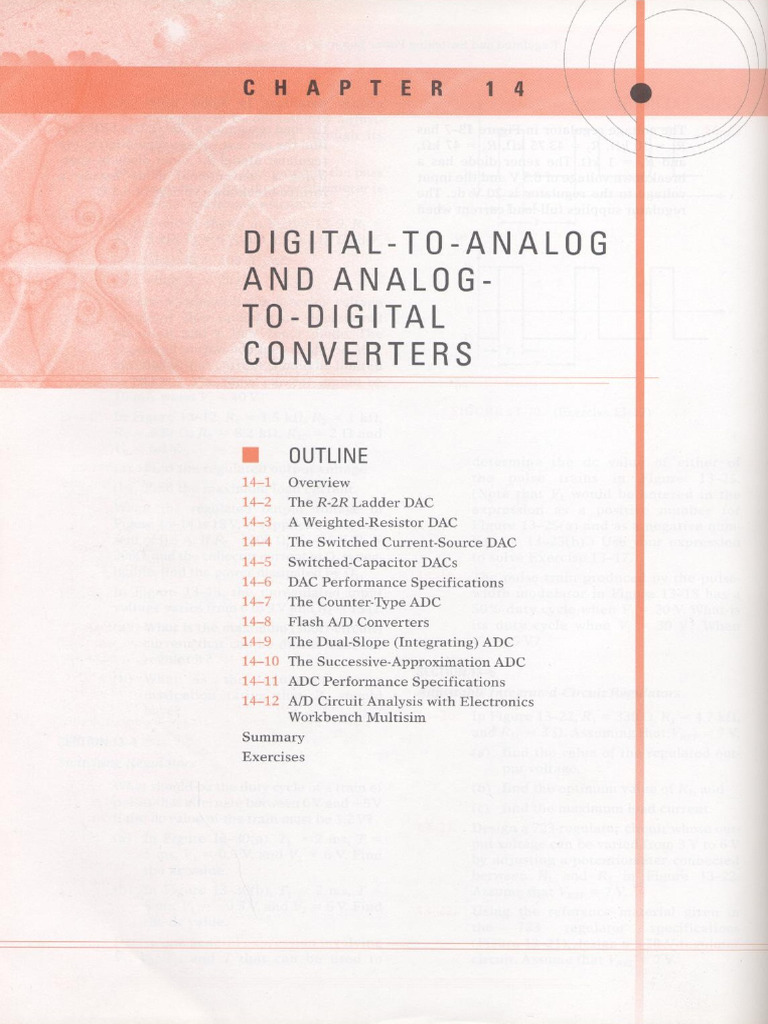 Chapter14 Digital to Analog and Analog to Digital Converters | PDF
