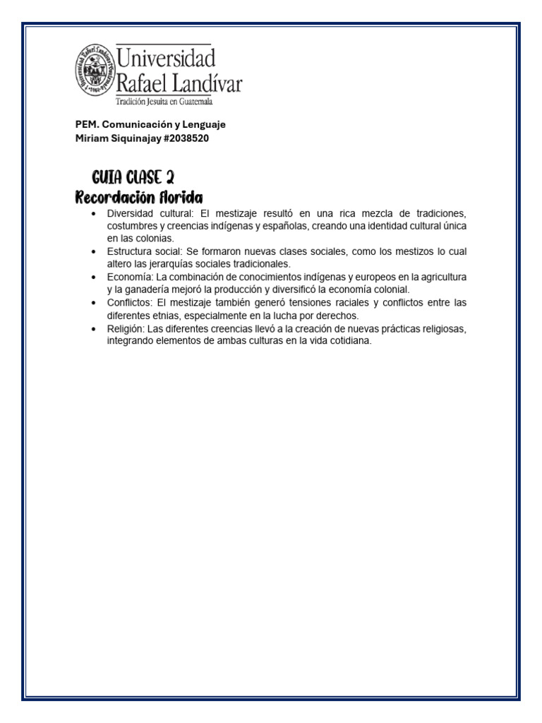 GUIA CLASE 2 Literatura | PDF