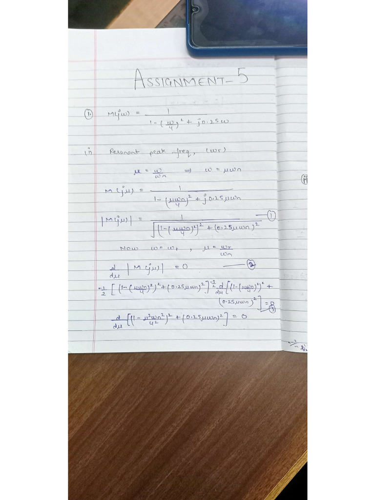 Assignment 5 ( control system) | PDF