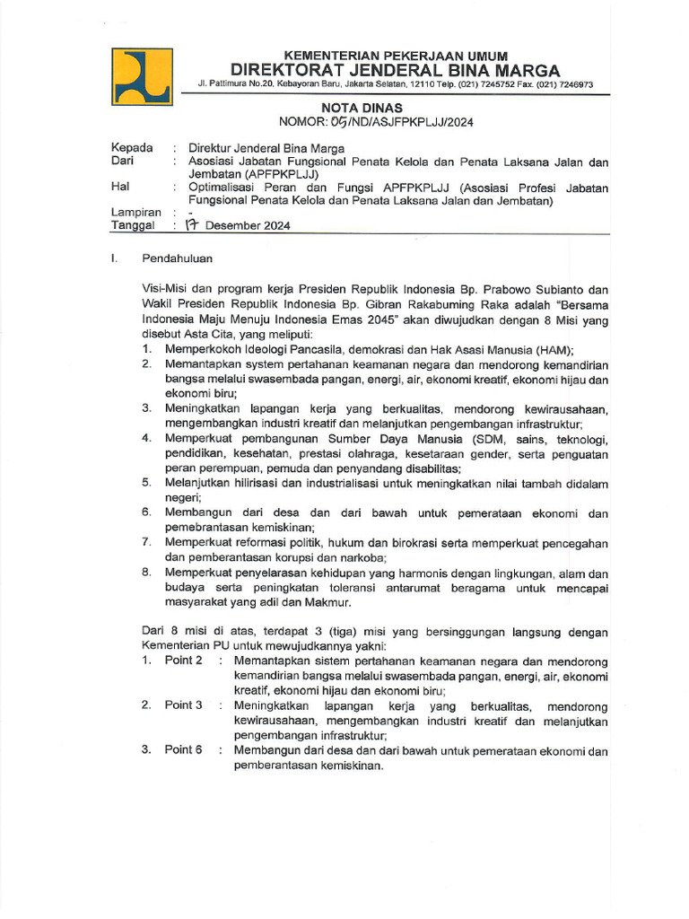 356931331af1 - Nota Dinas Asosiasi JF Penata Kelola Dan Penata Laksana ...