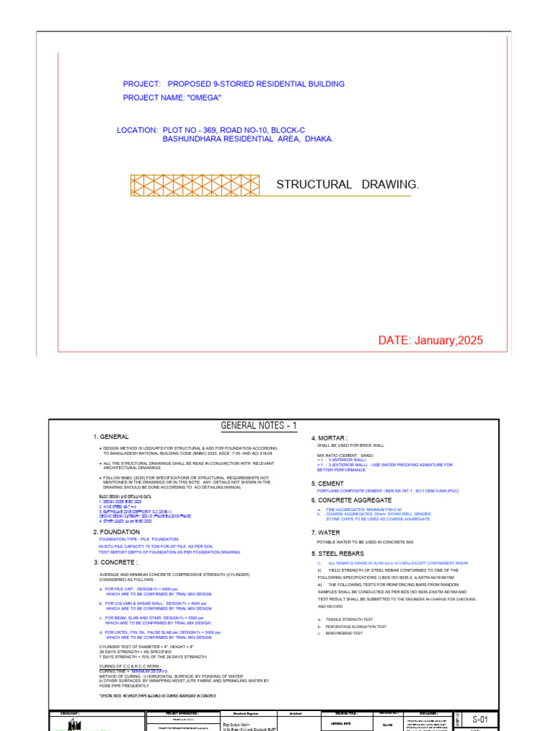 ST Drawing Up To GB | PDF | Concrete | Materials