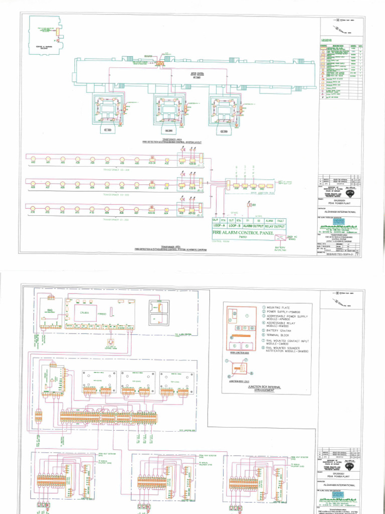 Deluge System Fire Fighting Drawing | PDF