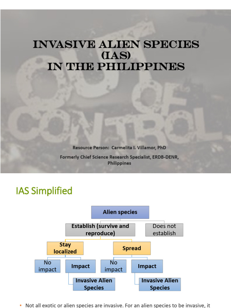 Invasive Species in the Philippines | PDF | Invasive Species ...